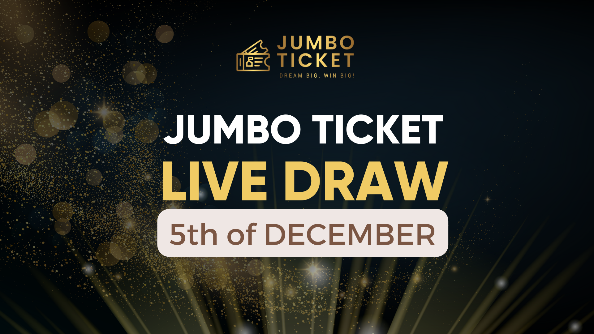 Jumbo Ticket Live Draw | December 5th, 2022. - Jumbo Ticket Blog